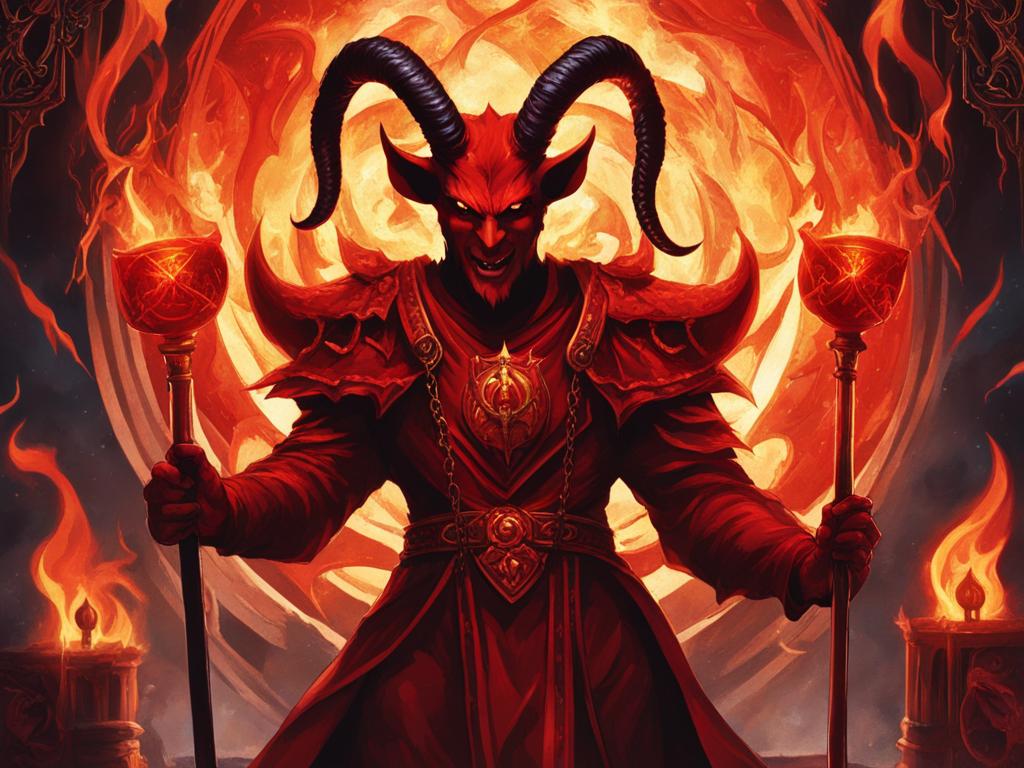 Significado de El Diablo en el Tarot en una tirada de amor