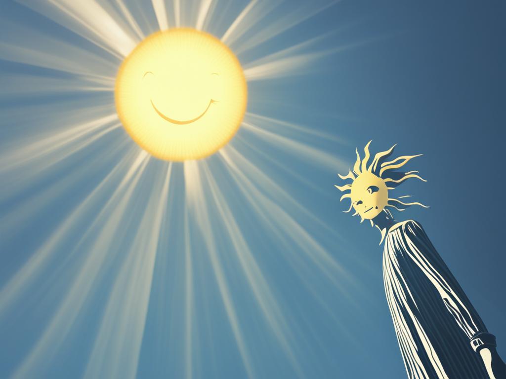 El Sol en el amor: En el tarot, el Sol representa felicidad